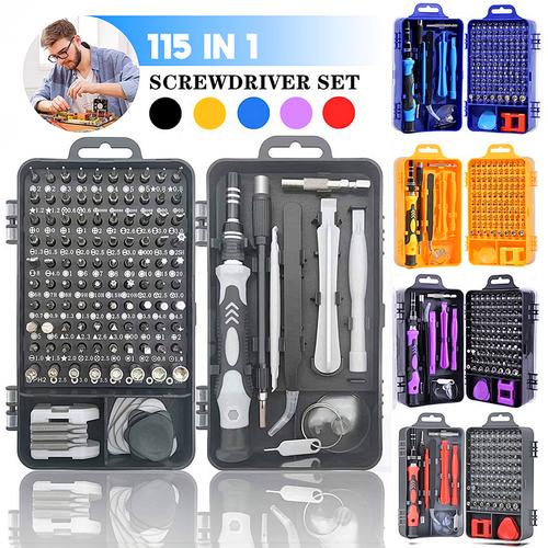 Jual Obeng Set 115 In 1 Tool Kit Set Kotak Reparasi Service HP Kamera PC Laptop Jam Tangan ...