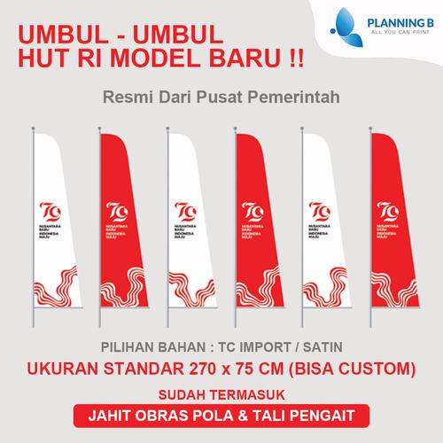 Jual Cetak / Print Umbul Umbul HUT Agustusan Merah Putih Kemerdekaan Indonesia - Jakarta Utara ...