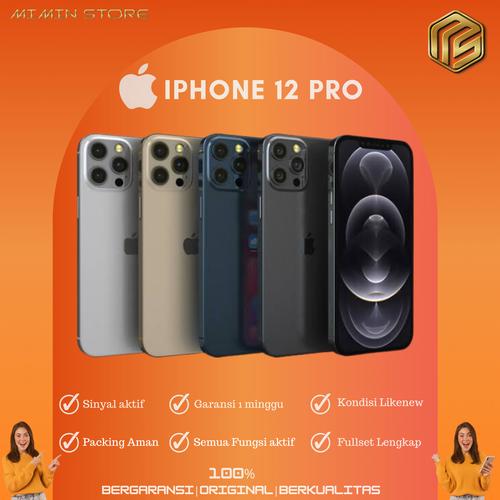 Jual iPhone 12 PRO 128GB/256GB/512GB Fullset Second Mulus 100% Original - Silver, 128GB ...
