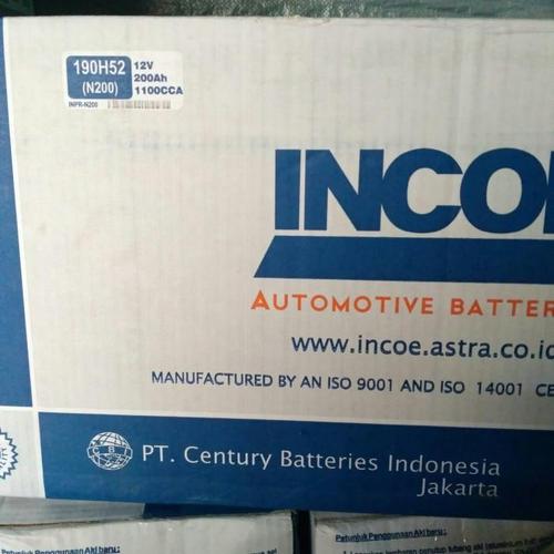 Jual IR aki genset Incoe premium type N200 12 volt 200 ah khusus gosend ...