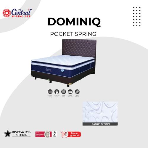 Jual Springbed Central Dominiq Pocket Spring Ukuran 35Cm Kekerasaan ...