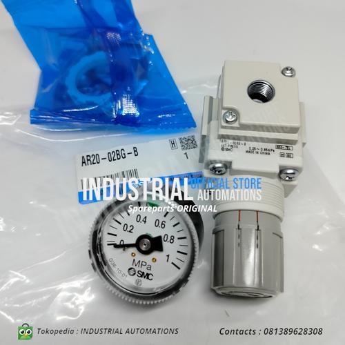 Jual SMC AR20-02-B (1/4") Air Regulator / Regulator Pneumatic Series AR20-B - Jakarta Barat ...