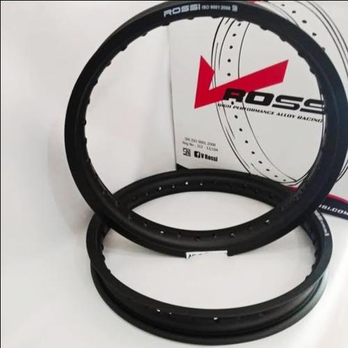 Jual Velg Rossi Rossy WM 185 215 Ring 18 Black not tdr tk excel - BLACK ...
