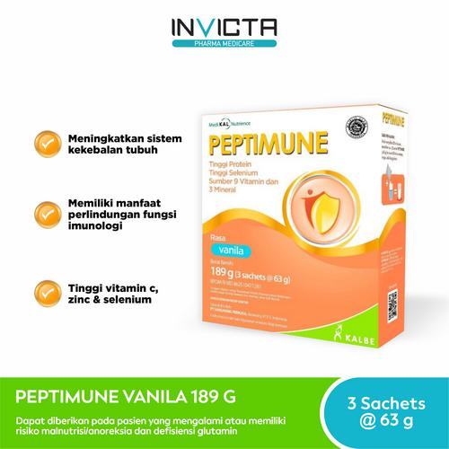 Jual Peptimune Vanila 189 Gram - Nutrisi Lengkap Membantu Menjaga Daya ...