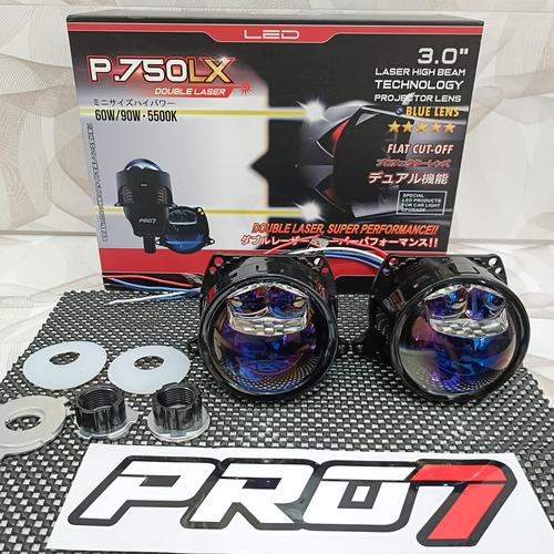 Jual Projector Biled PRO7 750LX Dobel Laser LED Rp p750 LX Blue lens Hi ...