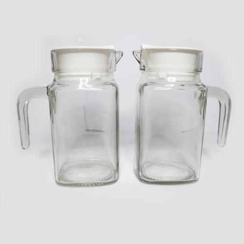Jual Pitcher Kotak Kaca 500ML Water Jug Tebal Kaca - PITCHER ONLY ...