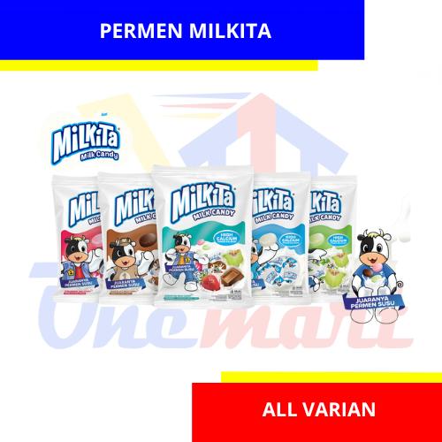 Jual Permen/permen susu/Milkita milk candy 120 gram 30 pcs - Kota ...
