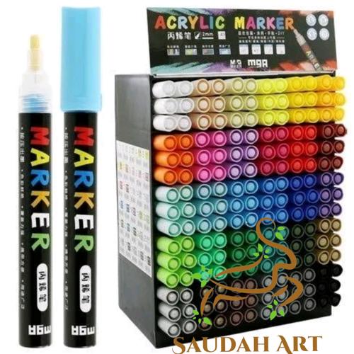 Promo M&G Acrylic Marker / Spidol Akrilik Serbaguna (satuan) - white ...
