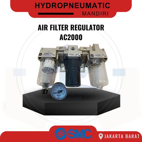 Jual SMC AC2000-01 / AC2000-02 AIR UNIT FILTER REGULATOR LUBRICATOR ...