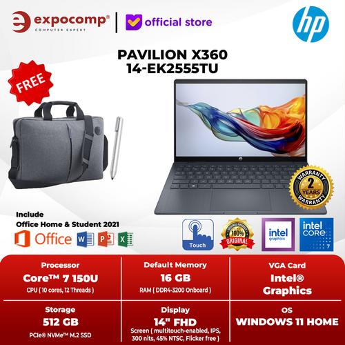Promo Hewlett-Packard HP PAVILION X360 14-ek2555TU CORE 7-150U 16GB ...