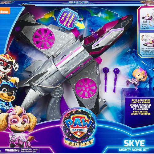 Jual Paw patrol Skye mighty jet with light and sound wing rotating 360 ...