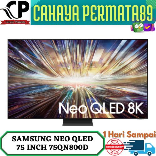 Promo TV SAMSUNG 75QN800D NEO QLED 8K 75 INCH AI UPSCALING PRO SMART TV ...
