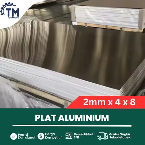 Jual Plat Aluminium Tebal 2mm x 4 x 8 Feet / 1200 x 2400 mm / 120 x 240 ...