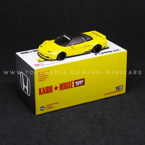 Jual Mini GT Kaido House Honda NSX Kaido Works V1 Yellow KHMG108 ...