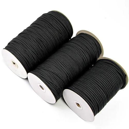 Jual TALI TAMBANG PLASTIK WARNA HITAM BINTIK UK 4MM | 5MM | 6MM ...