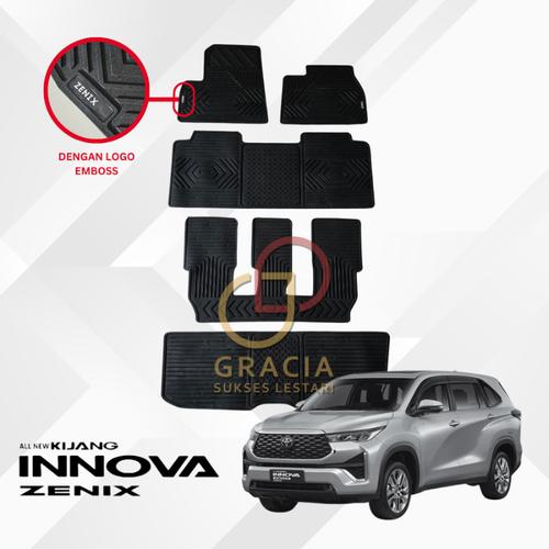 Jual Karpet Mobil Toyota Innova Zenix Logo - LOGO PUTIH, FULL SET ...