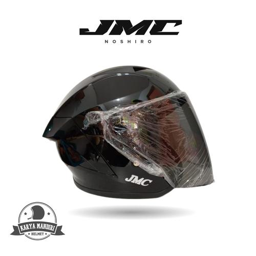 Promo Helm JMC NOSHIRO Half Face Premium Edition Smoke Visor Hitam ...