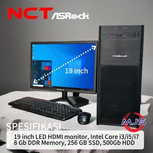 Jual ASRock Komputer rakitan fullset i7 Gen 10 8Gb SSD 256Gb HDD 500Gb ...