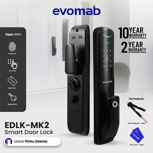 Promo evomab Kunci Pintu Digital Smart Home Pintu Utama EDLK-MK2 ...