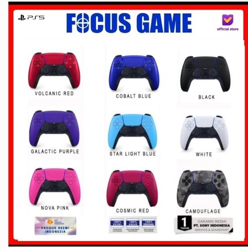 Jual Stik PS5 Cosmic Red Controller Merah PS 5 Midnight Black Hitam ...