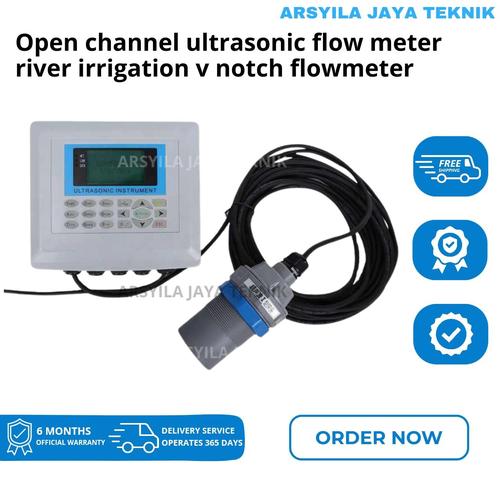 Jual Open channel ultrasonic flow meter river irrigation v notch ...