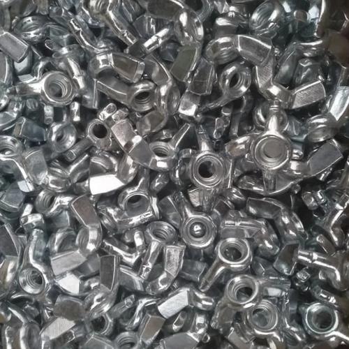 Jual wing nut M3 putih/ mur kupu kupu M3 galvins/ mur wing nut M3 besi ...