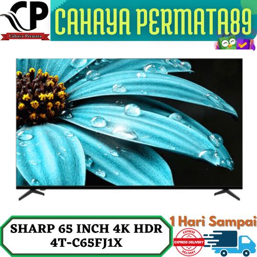 Promo SHARP 4T-C65FJ1X TV 65 INCH 4K HDR GOOGLE TV 4TC65FJ1X FRAMELESS ...
