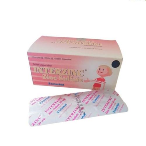 Jual INTERZINC TABLET LEMBAR 10 TAB / BOX 100 TAB - LEMBAR 10 TAB ...