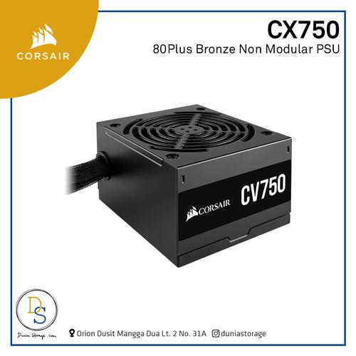 Promo CORSAIR CX750 | PSU 750W 80+ Bronze Non Modular CP-9020279-EU ...