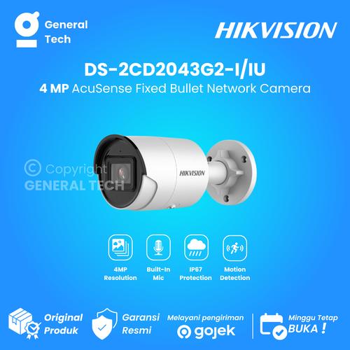 Jual Hikvision IP Camera DS-2CD2043G2-I/IU 4MP AcuSense Fixed Bullet Network Camera - 2CD2043G2 ...