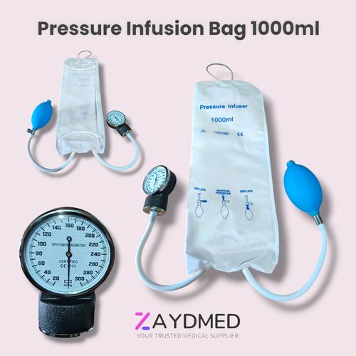 Jual PRESSURE INFUSION BAG 1000ML & PRESSURE GAUGE - Jakarta Timur ...