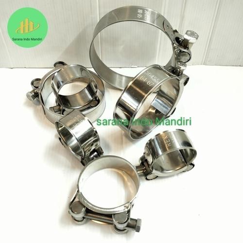 Jual Hose Clamp 4" inch SS304 Heavy Duty Klemp Selang Stainless SS 304 ...