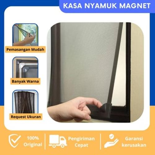 Jual Kasa Nyamuk Magnet / Kawat Jendela / Magnetic Insect Scren - FIBER ...