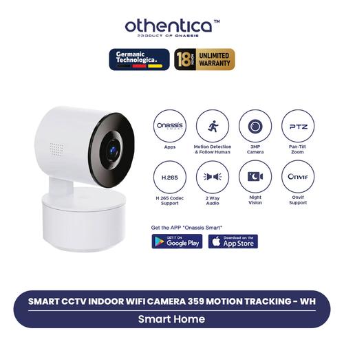 Promo OTHENTICA SMART CCTV INDOOR WIFI CAMERA 359 MOTION TRACKING WH ...