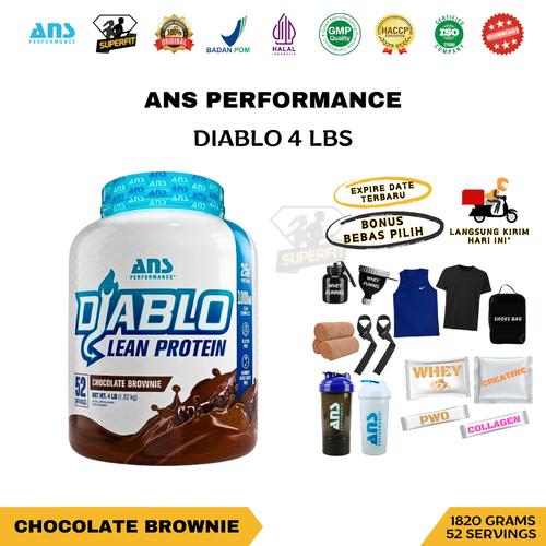 Jual ANS DIABLO Lean Protein 4 Lbs 1,8 Kg BPOM HALAL 4LB Hydrolyzed ...