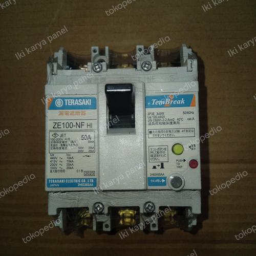 Jual TERASAKI ZE100-NF HI 50A,60 DAN 80A 3P 30MA ELCB - 80A - Jakarta Pusat - Iki karya panel ...