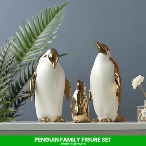 Jual Pajangan Dekorasi Meja Minimalis / Penguin Family Figure Set 3413 ...