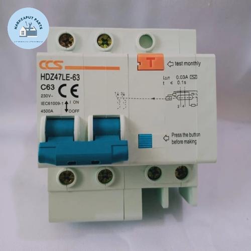 Jual CCS HDZ47LE - 63 / ELCB 2 POLE - 2P - 63A - 2P-40A - Jakarta Barat - HarkCaput parts ...