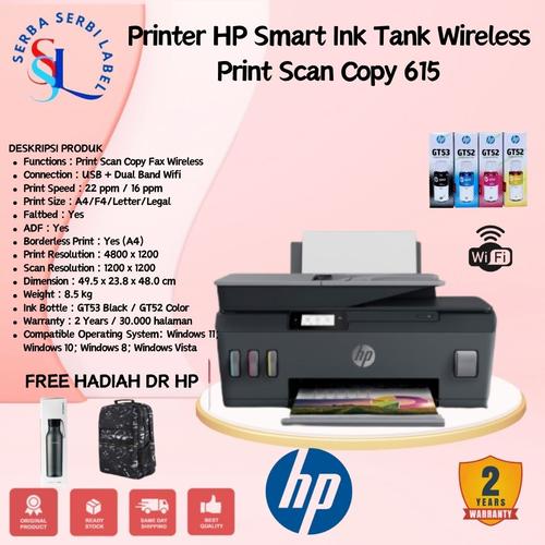 Jual HP Smart Tank 615 All In One Wireless Printer HP 615 Garansi Resmi ...