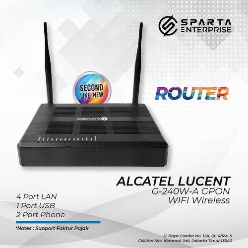 Jual Router ONT Alcatel Lucent G-240W-A GPON WIFI WIRELESS - Jakarta ...