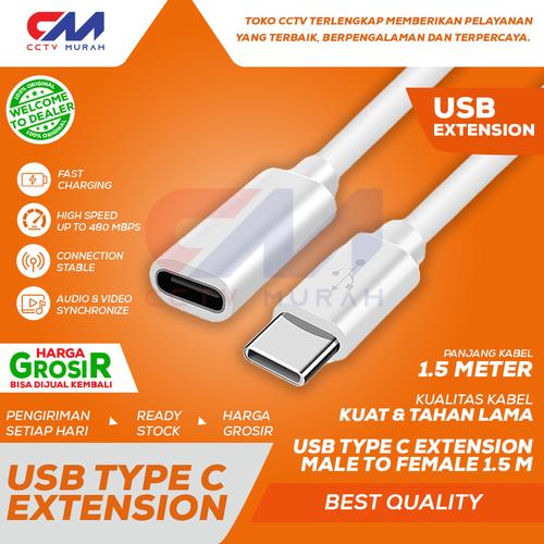 Jual Kabel Extension Type C Male To Type C Female - 5M - Jakarta Barat ...