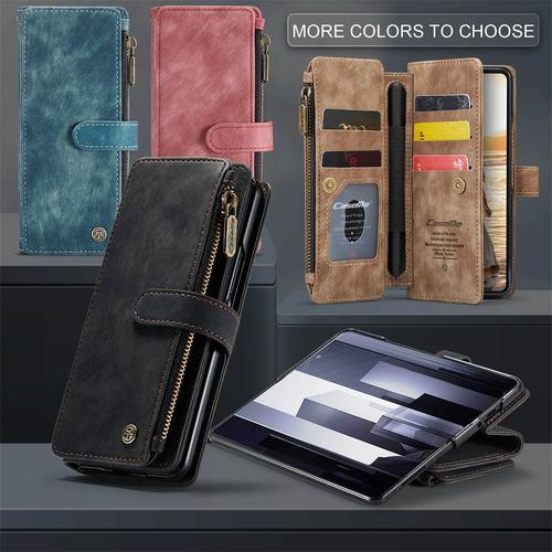 Jual Flip Wallet Card Slot Phone Case For Samsung Fold 6 Casing Galaxy ...