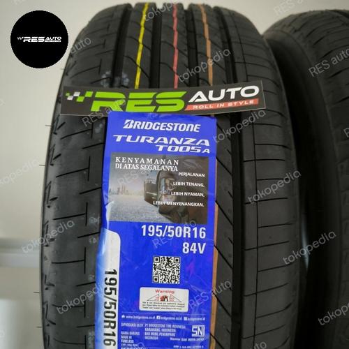 Jual Ban bridgestone turanza T005a 195/50R16 84v (Ban yaris,sienta ...