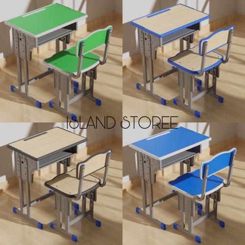Jual meja belajar siswa sekolah les anak meja kursi belajar sd smp sma ...