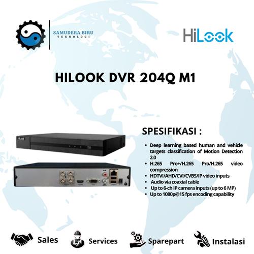 Jual DVR-204Q-M1 Hilook DVR CCTV 5MP 4Ch Analog + 1Ch IP Camera H.265 ...