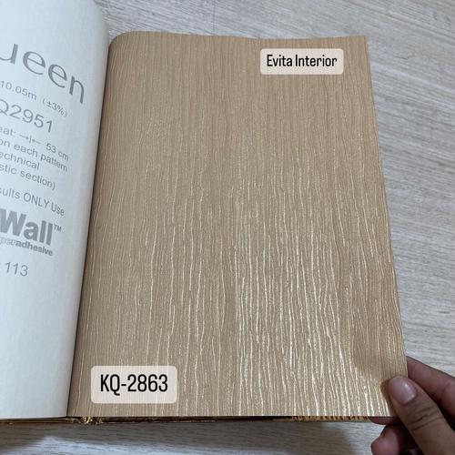 Jual Wallpaper Vinyl Premium Motif ruang tamu kamar motif batik dan polos warna anggun - KQ-2863 ...