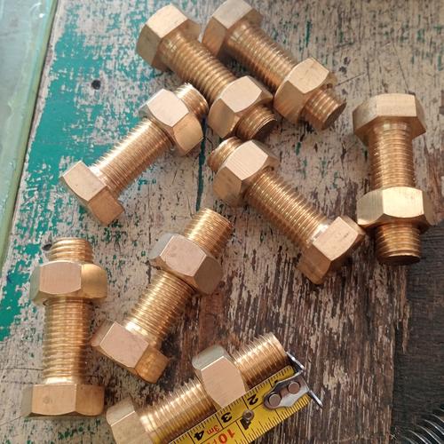 Jual baut mur Kuningan brass M 16x50 kunci 24 pitch 2.0 - Jakarta Barat ...