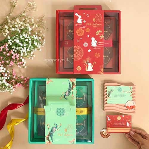Jual Box Dus Kraft Mika Packaging Hampers Kue Bulan Mooncake Sleeve ...