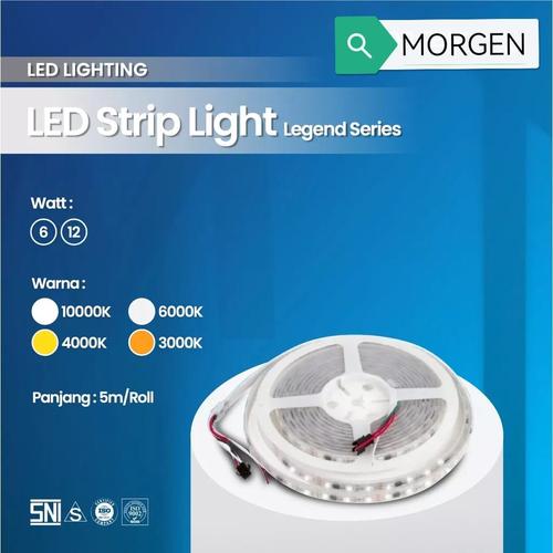 Jual MORGEN LED STRIP 2835/120 LED/DC12V/IP33 LEGEND SERIES - 4000k ...