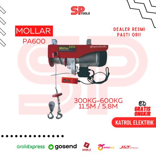 Jual MESIN KATROL ELEKTRIK MINI HOIST PA300 PA600 600KG MOLLAR - Kota ...